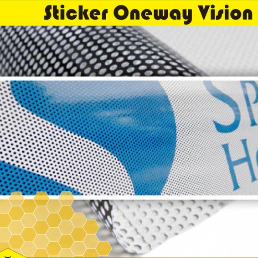 Cetak Sticker One Way