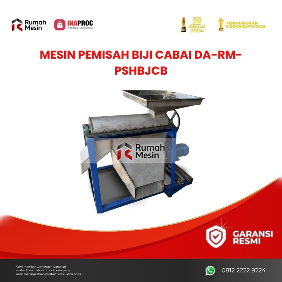 MESIN PEMISAH BIJI CABAI DA-RM-PSHBJCB