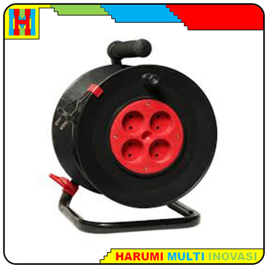 KABEL ROLL 25 METER 4 TERMINAL VISICOM