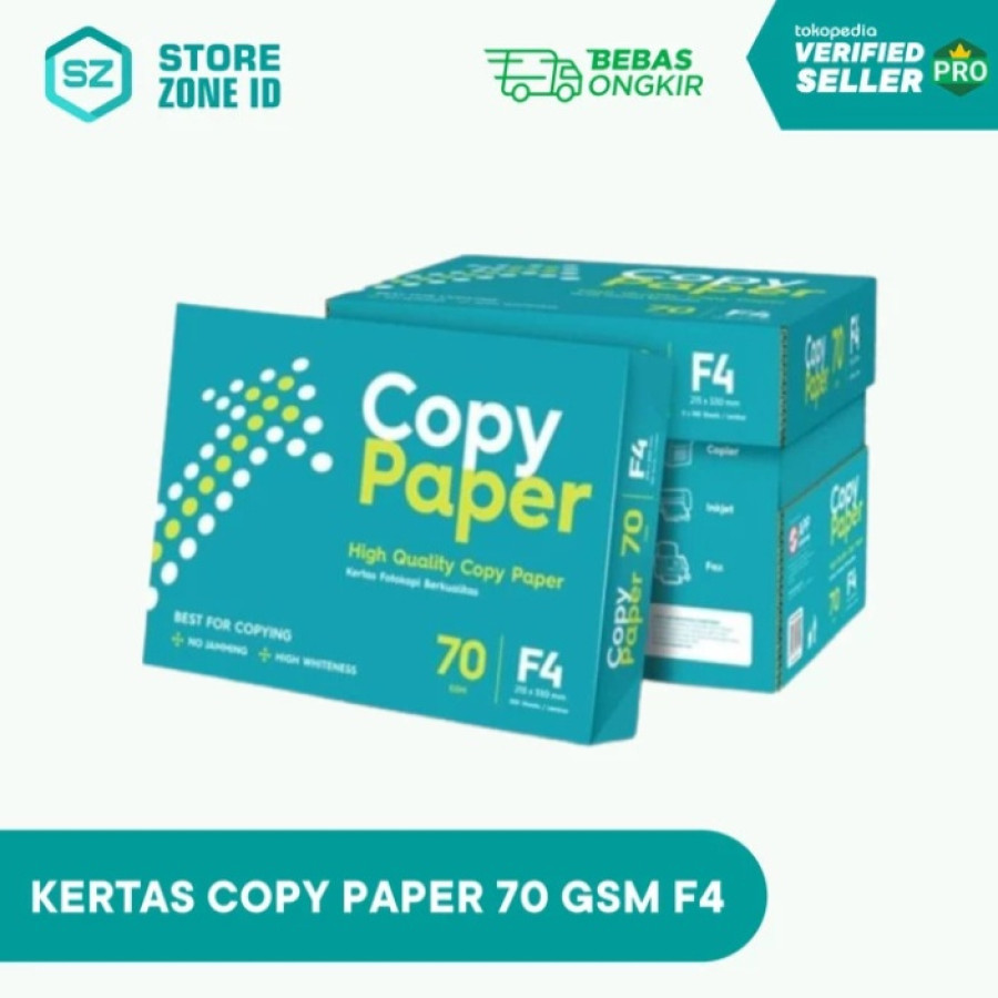 Kertas HvS copy paper F4 70 Gram