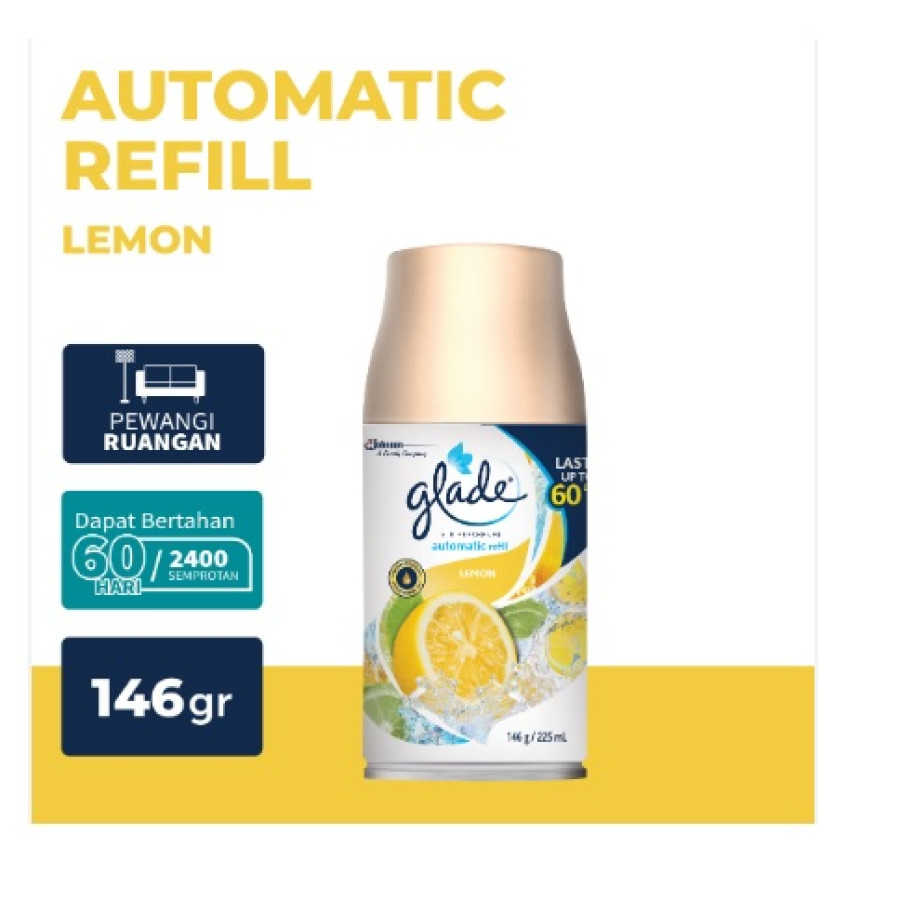 Pengharum Ruangan GLADE: Matic Spray Air Fresh Reffil