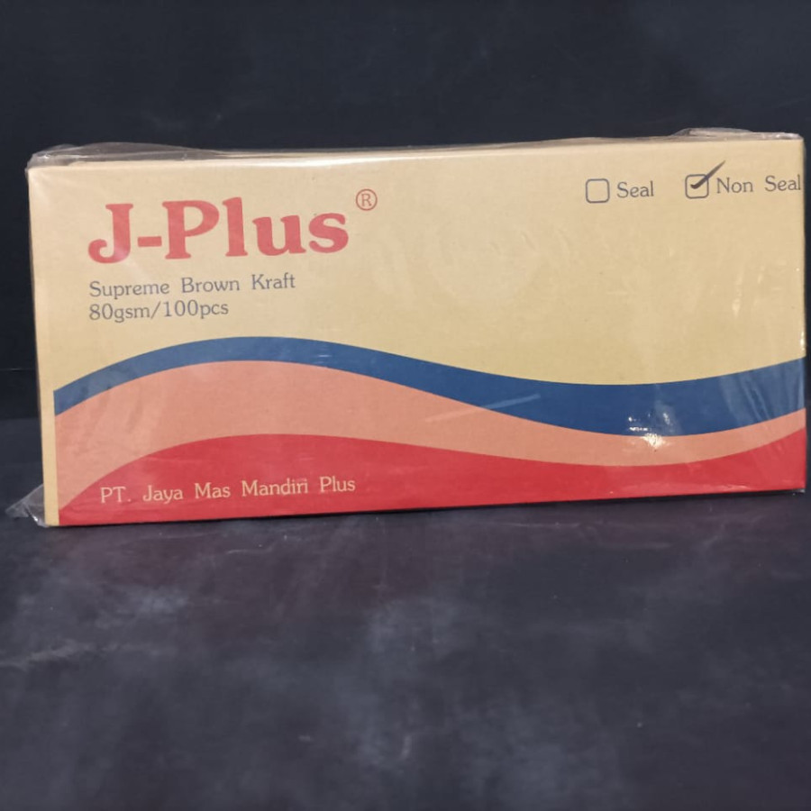 Amplop Coklat Kecil J-PLUS
