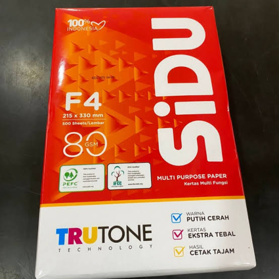 Kertas HVS A4 80 gram sinar dunia