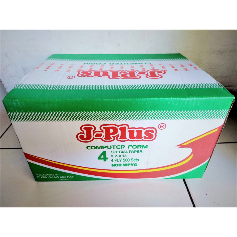 KERTAS NCR 9,5 X 13" 4 PLY J-PLUS