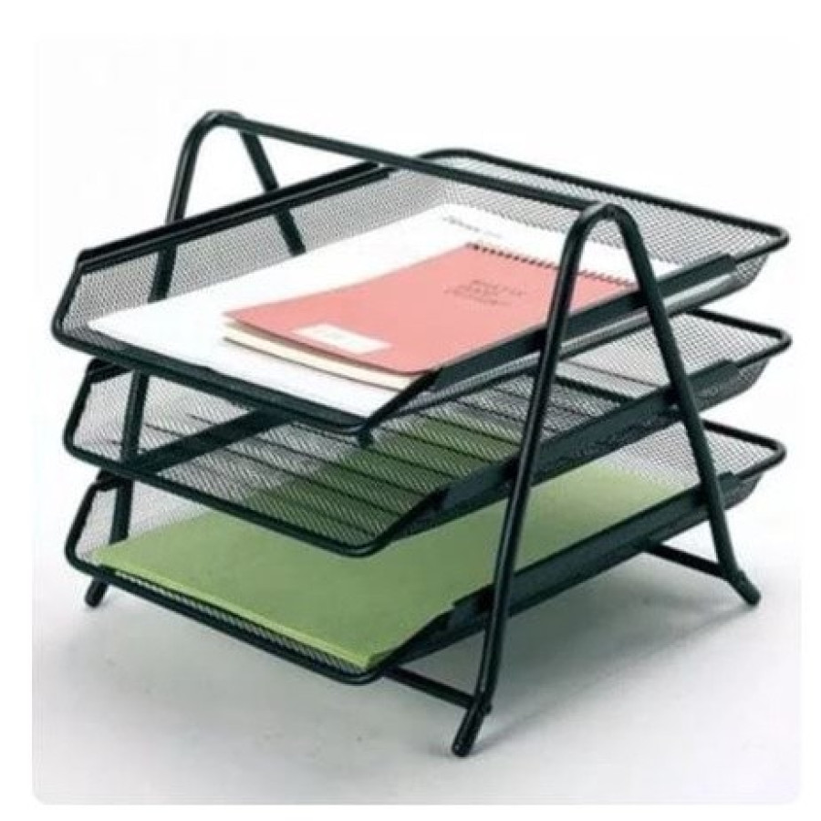 Rak File Dokumen 3 tingkat material besi