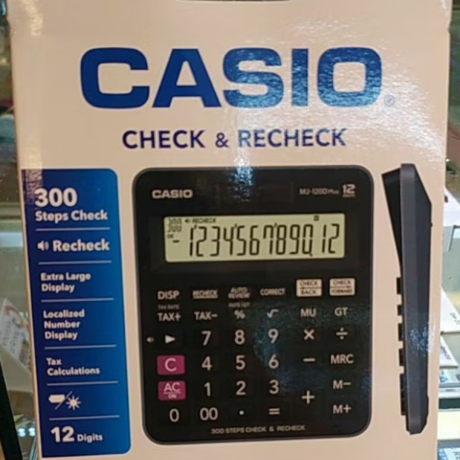 Kalkulator merk Casio MJ 120D