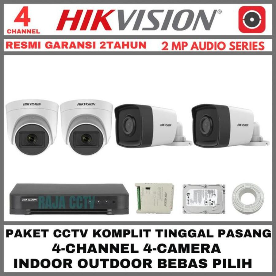 CCTV Hikvision 4 camera