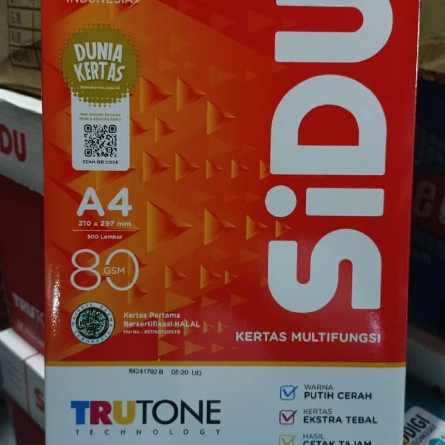 kertas HVS A4 80 gram sinar dunia