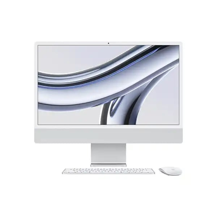 APPLE iMac (M3, 24-inch, 8GB, 256GB SSD, Silver) [MQRJ3ID/A]