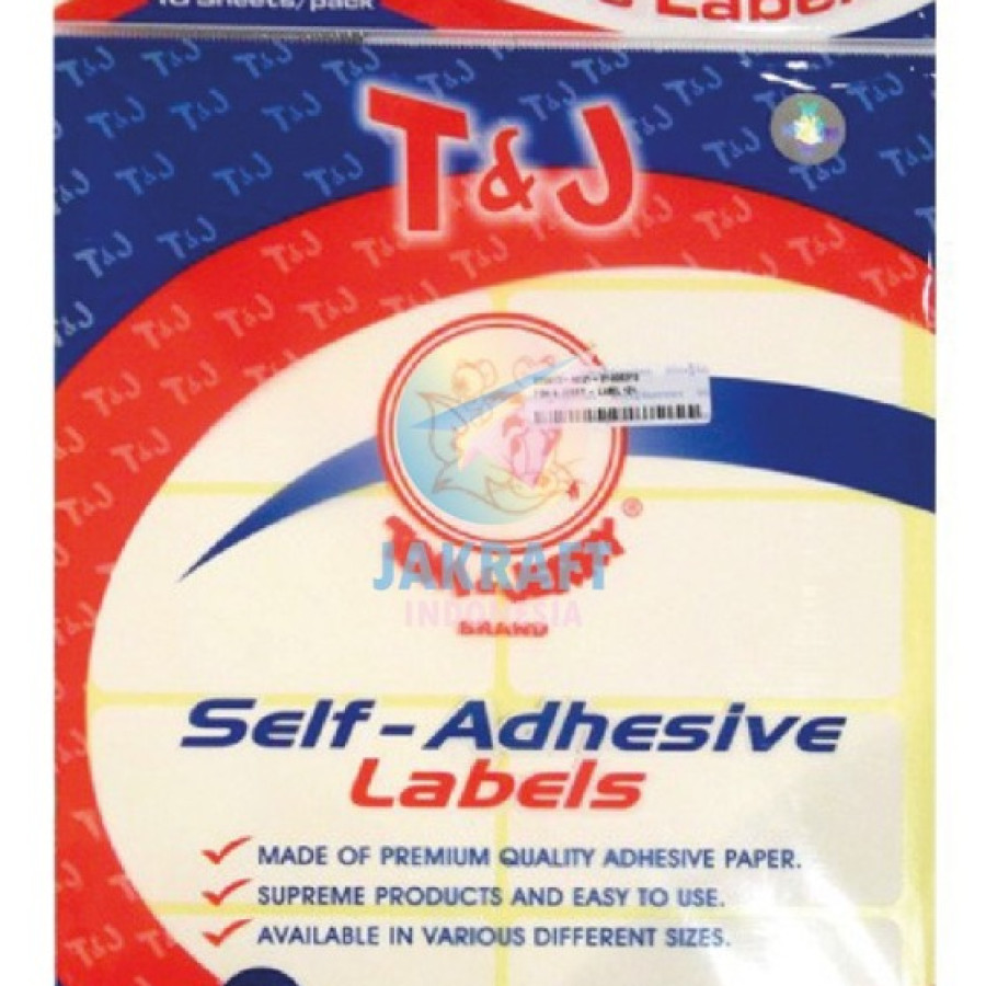 Sticker Label TJ