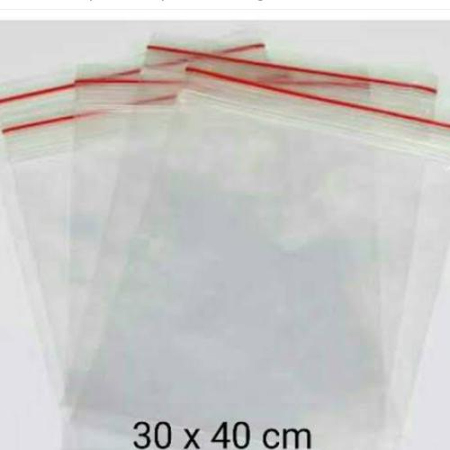 Plastik ziplock ukuran 30x40cm