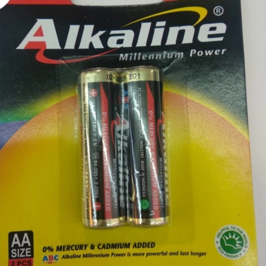 Baterai Alkaline AA isi 2