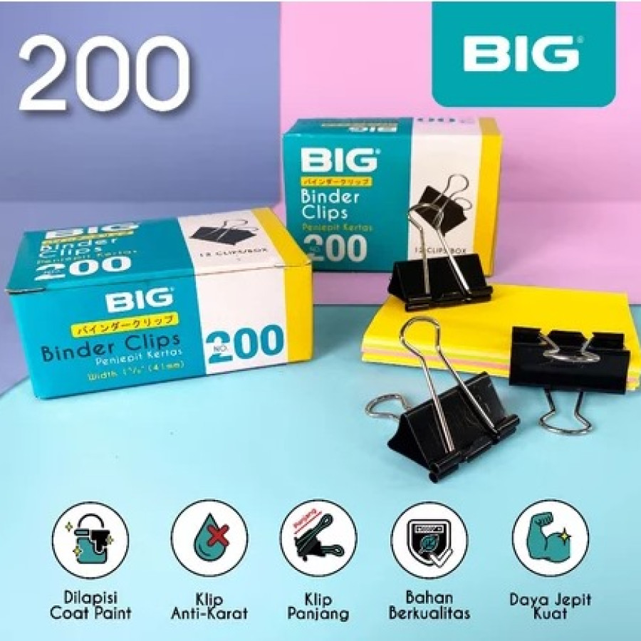 BINDER CLIP 200 BIG